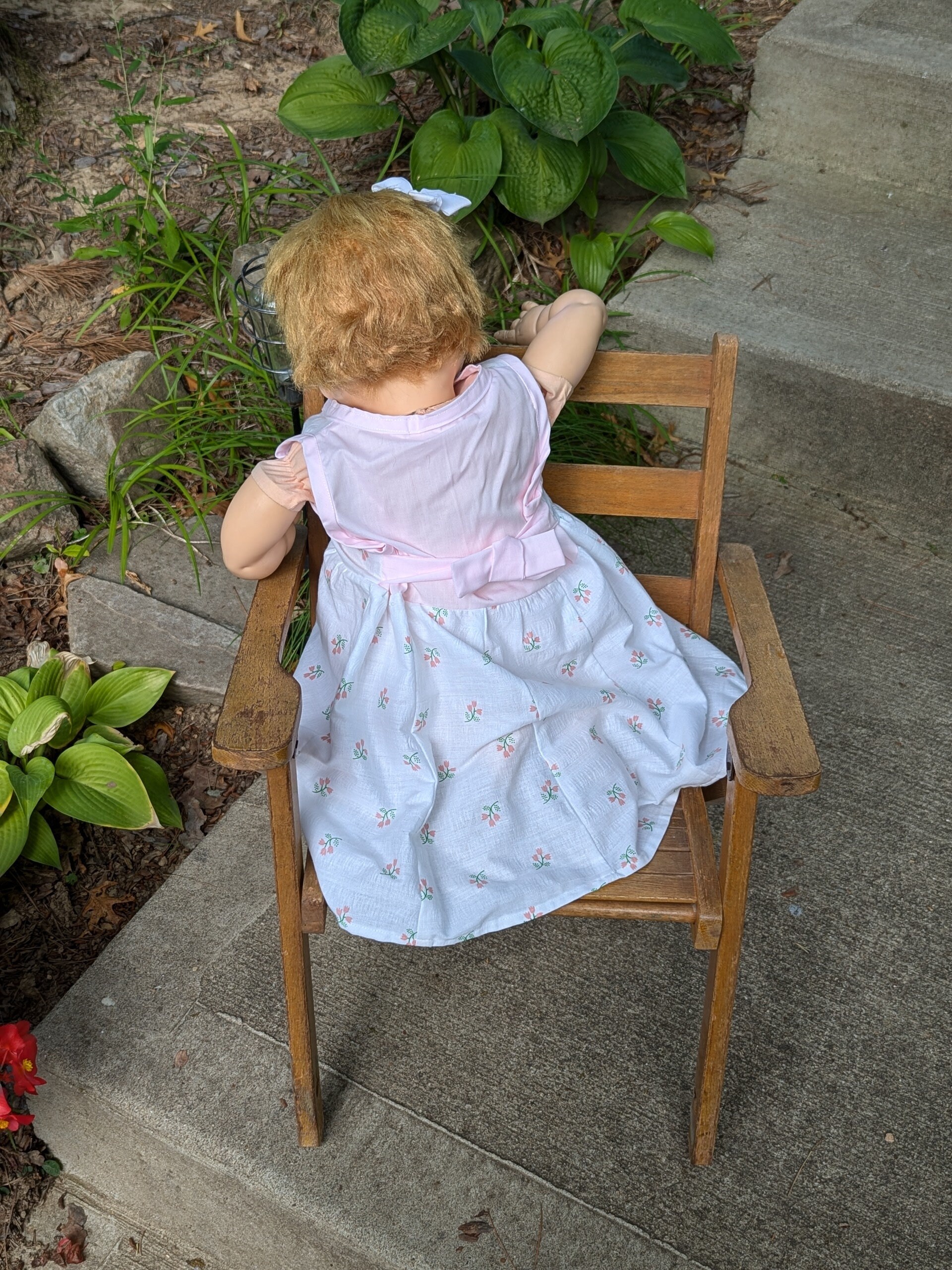 Vintage Inspired Button up Cotton Baby Dress - Etsy