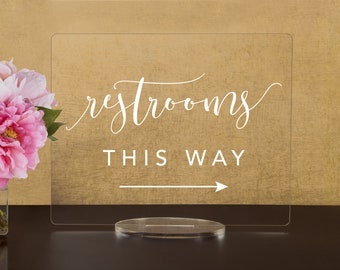 Acrylic Directional Event Sign - Etsy