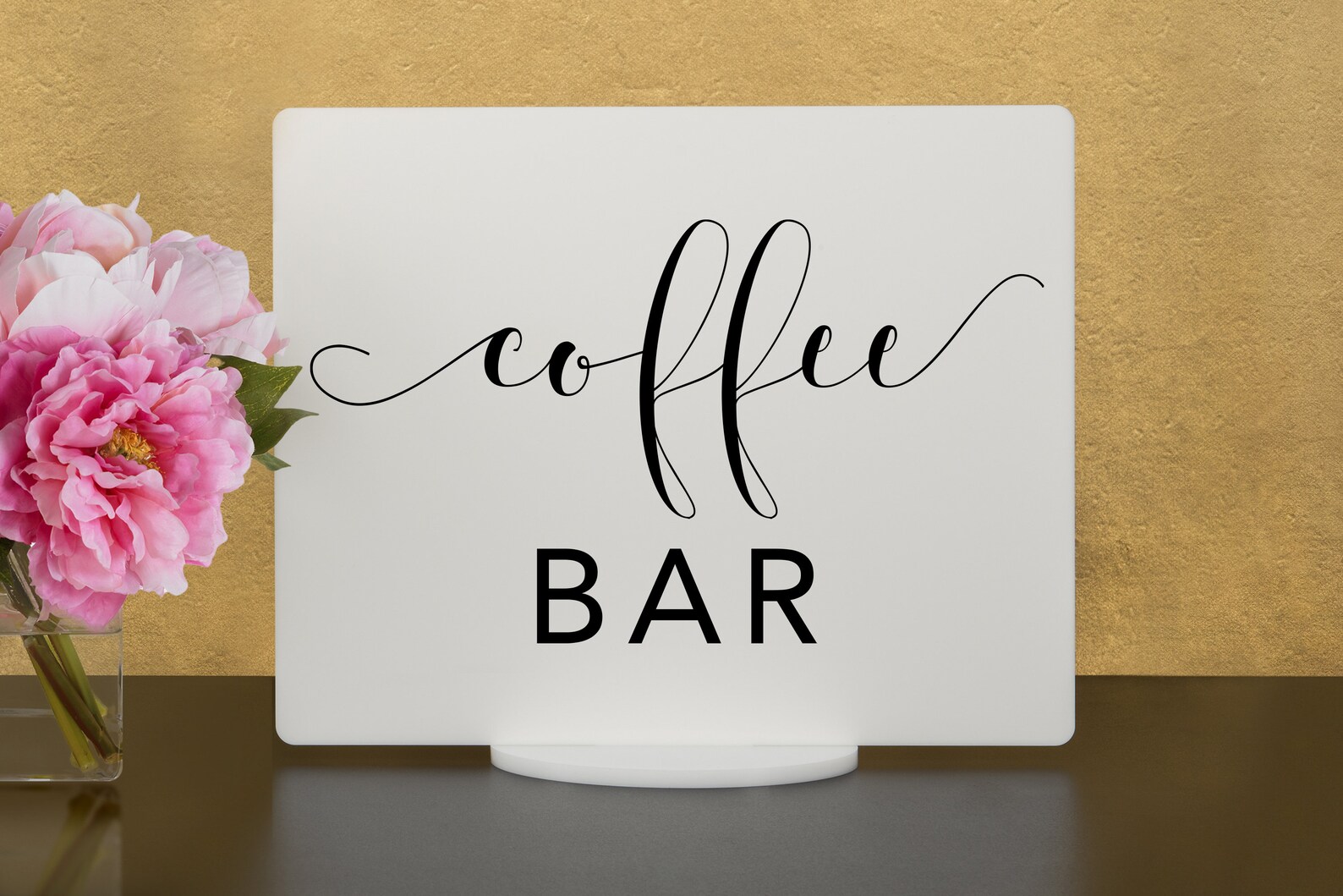 Acrylic Coffee Bar Sign, Wedding & Event Decor - Etsy