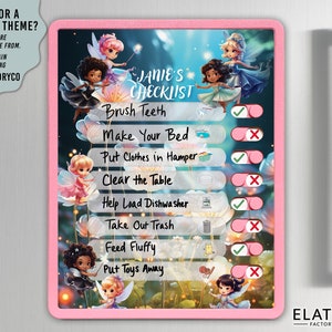 Kids Routine Chart Chore Chart for Kids Daily Checklist Kids Daily ...