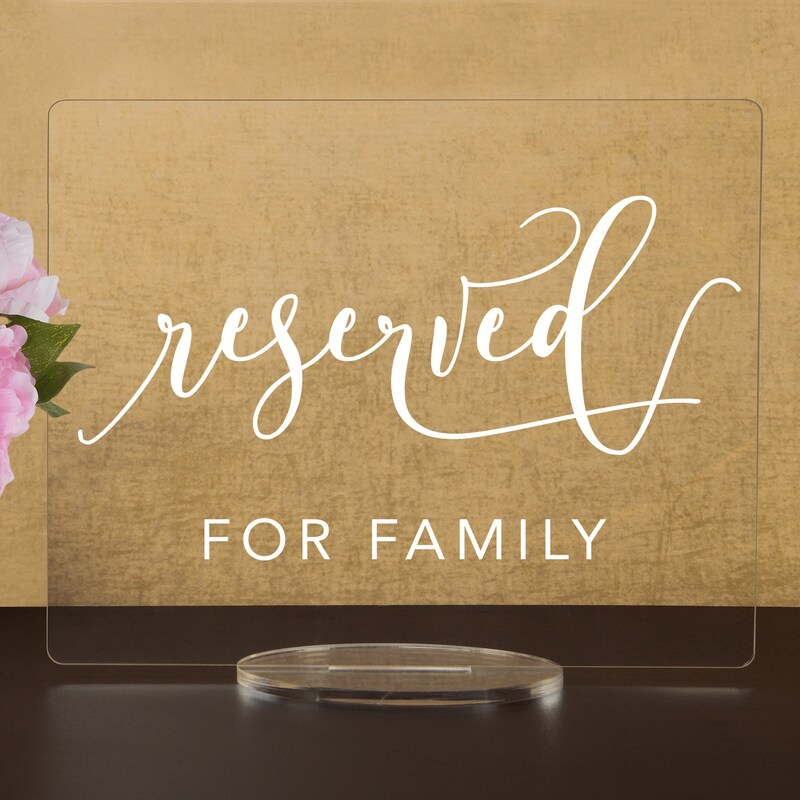 Reserved Table Sign - Etsy