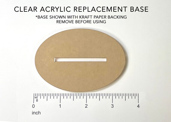 Clear Acrylic Replacement Base for Signs 7x5 10x8 and Table - Etsy