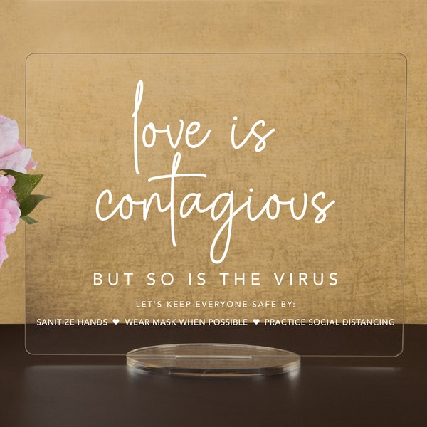Covid Wedding Sign - Etsy