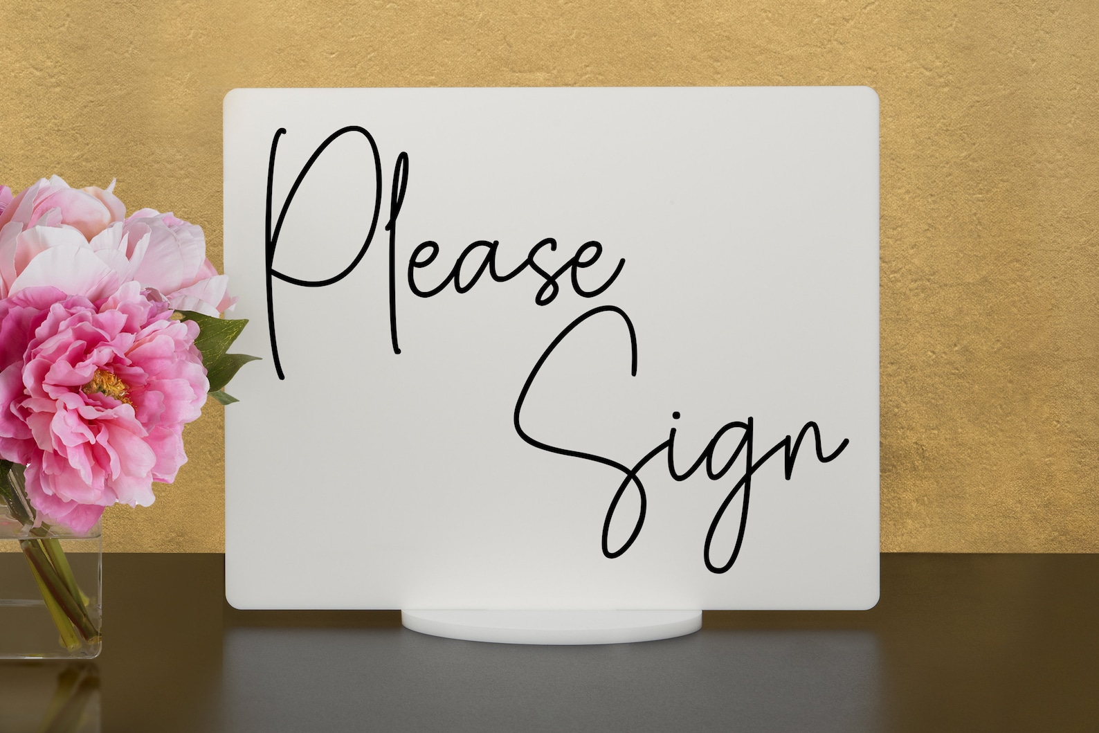 Please Sign Acrylic Wedding Shower or Party Sign - Etsy
