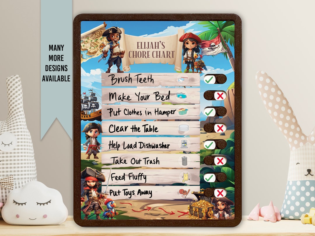 Kids Routine Chart Chore Chart for Kids Daily Checklist Kids Daily ...