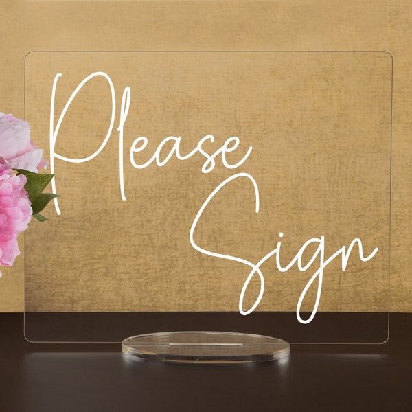 Wedding Please Sign - Etsy
