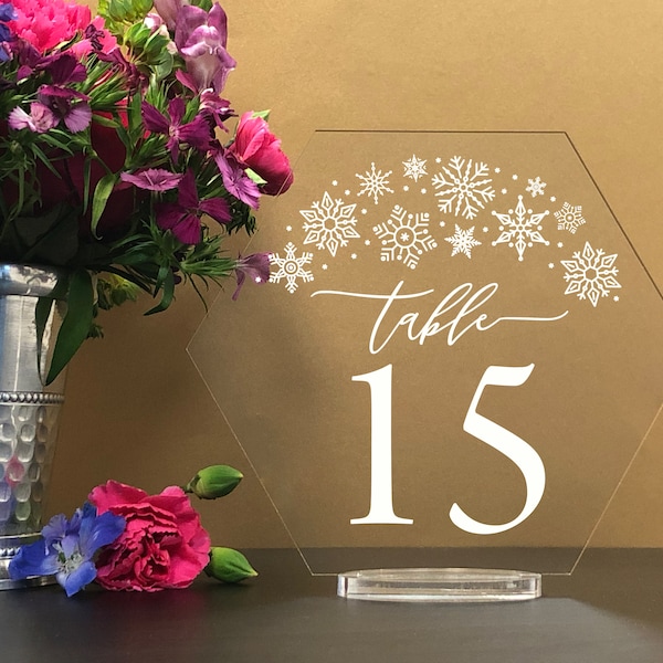 Snowflake Table - Etsy