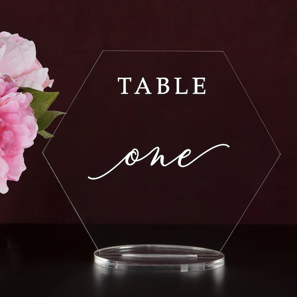 Geometric Table Numbers - Etsy