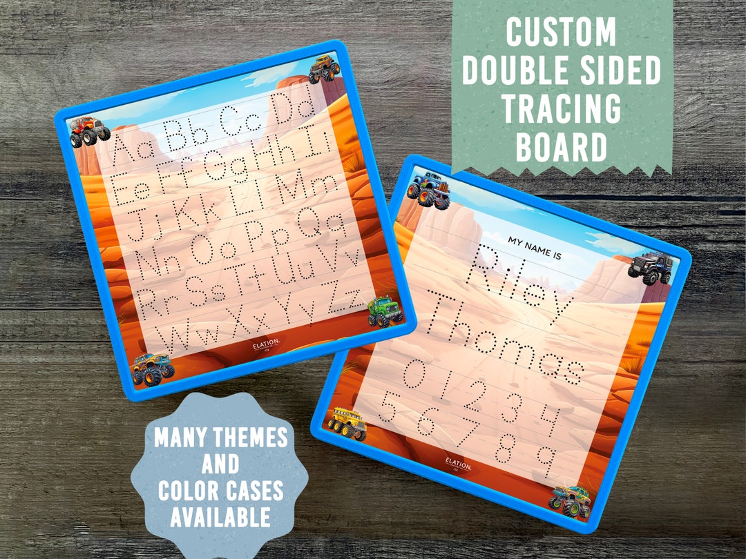 Kid's Name Tracing Board Dry Erase Letter Tracing Reusable Name Tracing ...