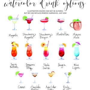 Bar Menu Pet Signature Drinks Custom Dog Cat Pet Bar Menu - Etsy