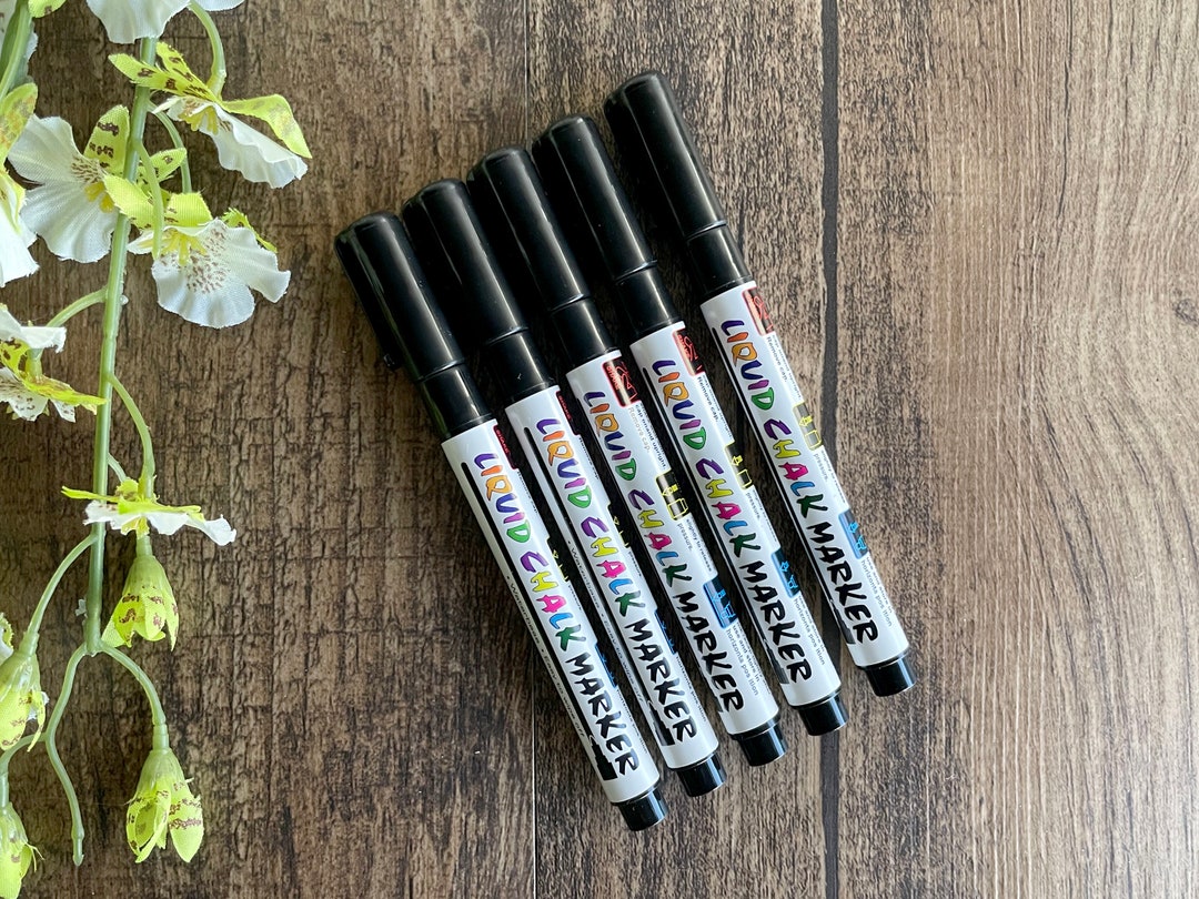 Five Pen Set for Name Tracing Boards - 3 MM Black Ink - Etsy