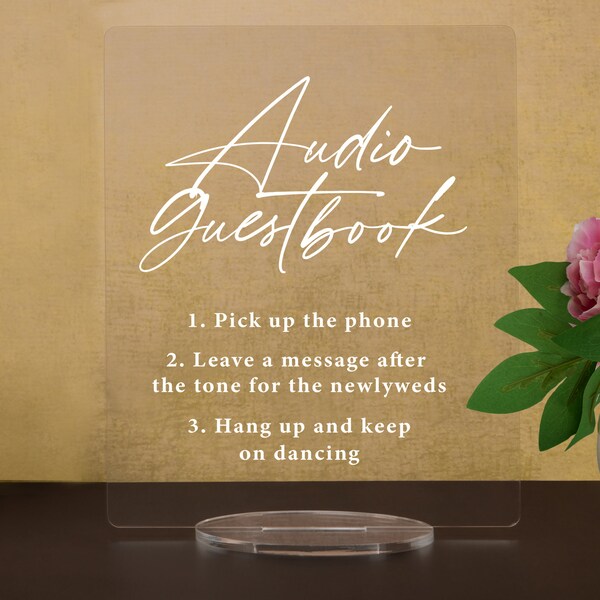 Audio Guest Book Sign - Etsy