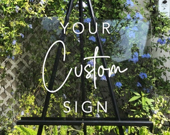 Large Acrylic Sign | Etsy