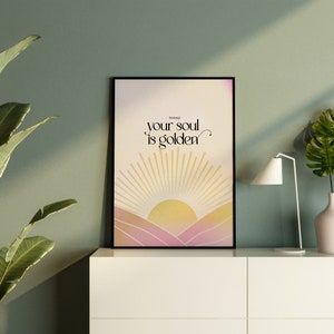 Self Love Print, Trendy Wall Art, Digital Download Print, Typography ...