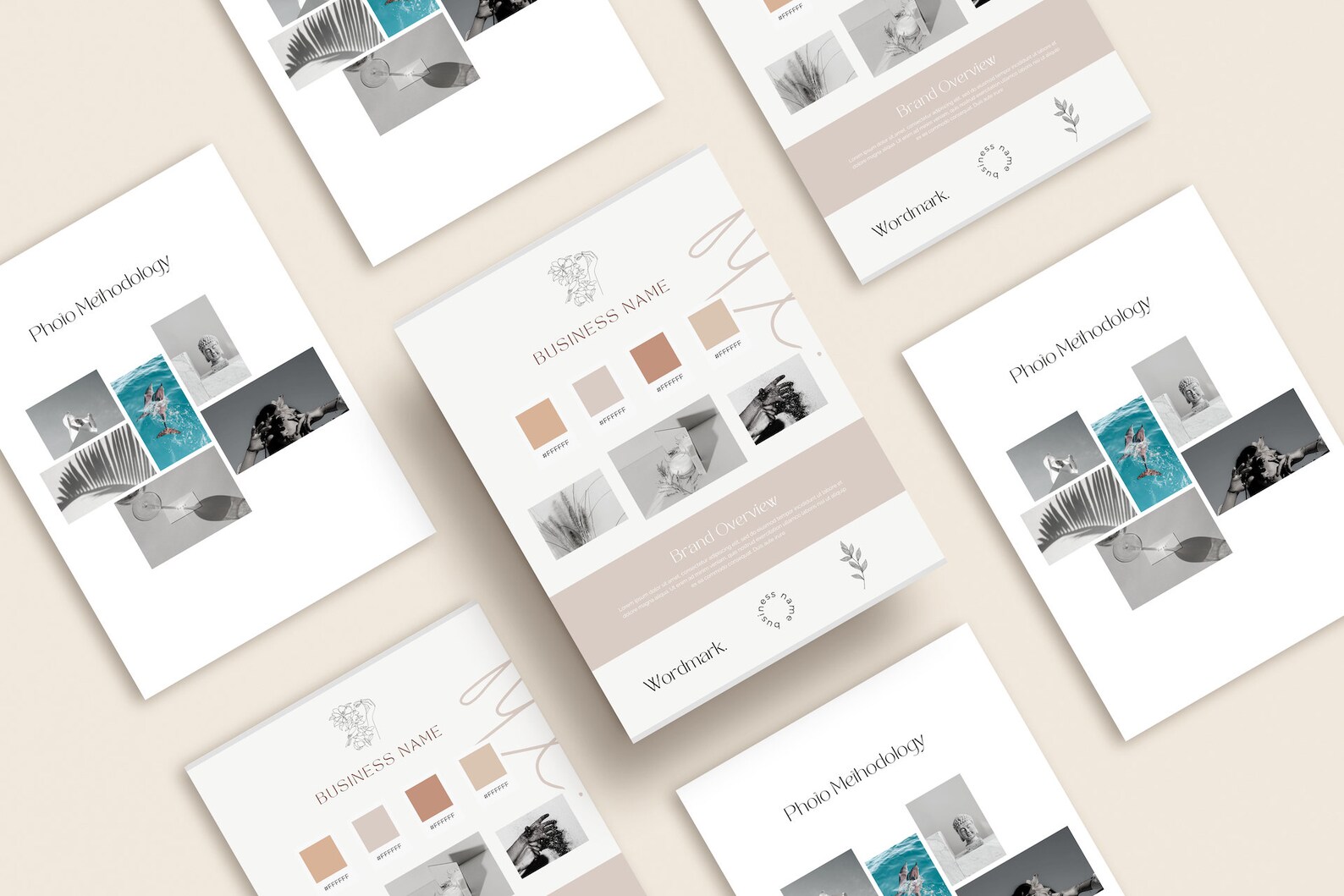 Brand Identity Mood Board Kit - Etsy