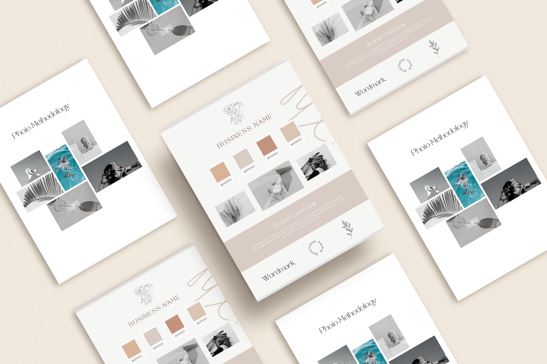 Brand Identity Mood Board Kit - Etsy