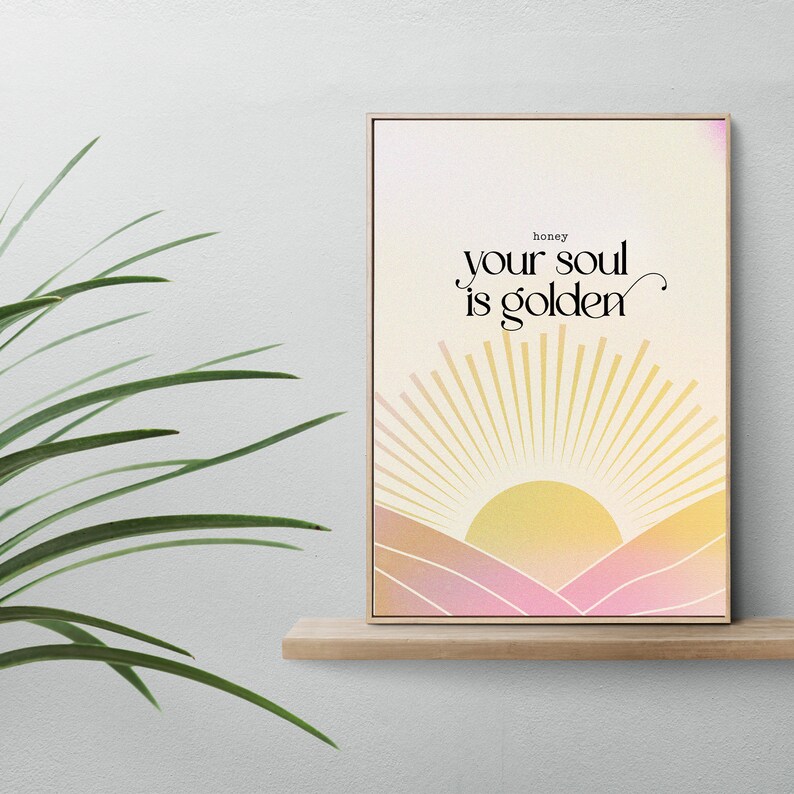Self Love Print Trendy Wall Art Digital Download Print - Etsy