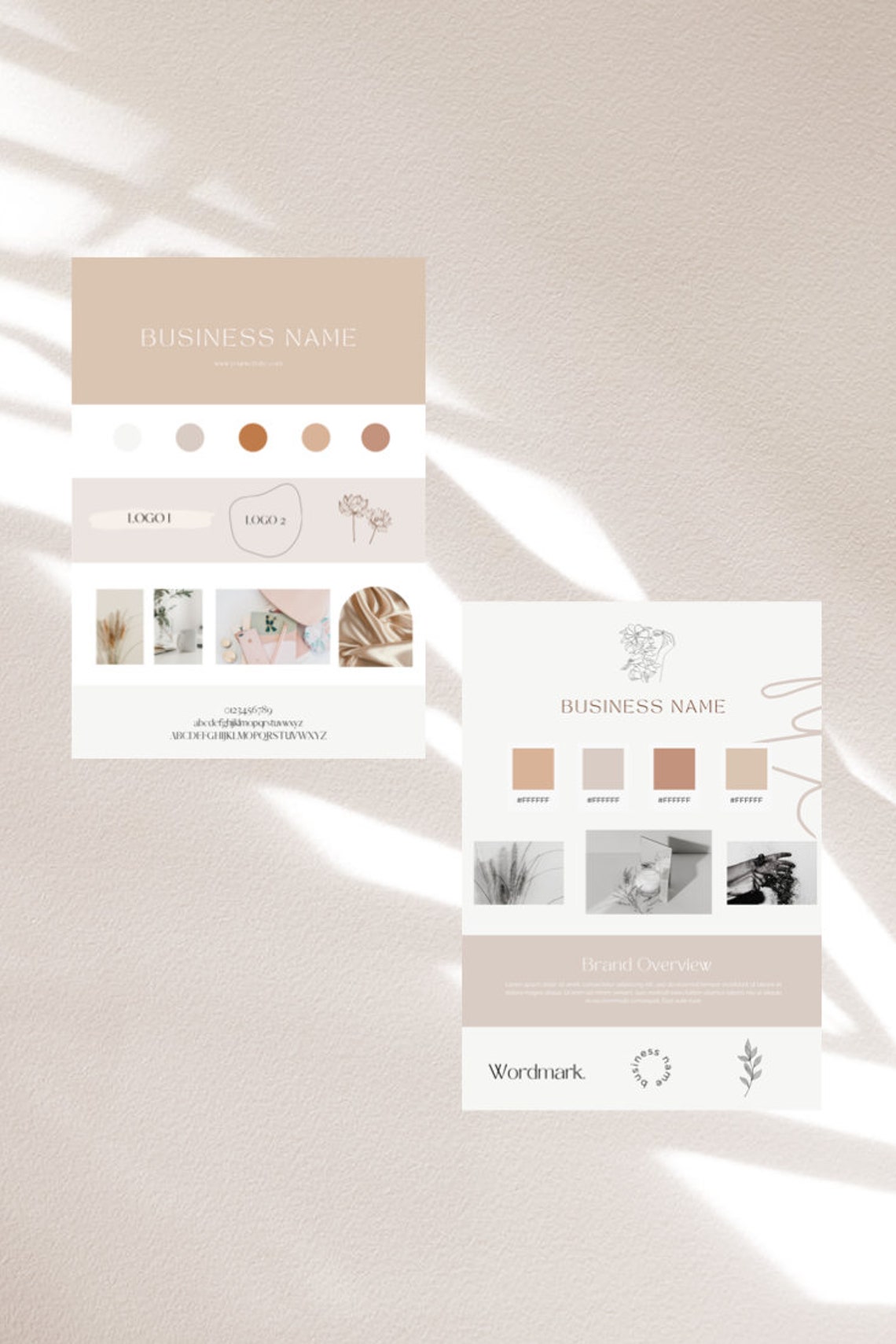 Brand Identity Mood Board Kit - Etsy