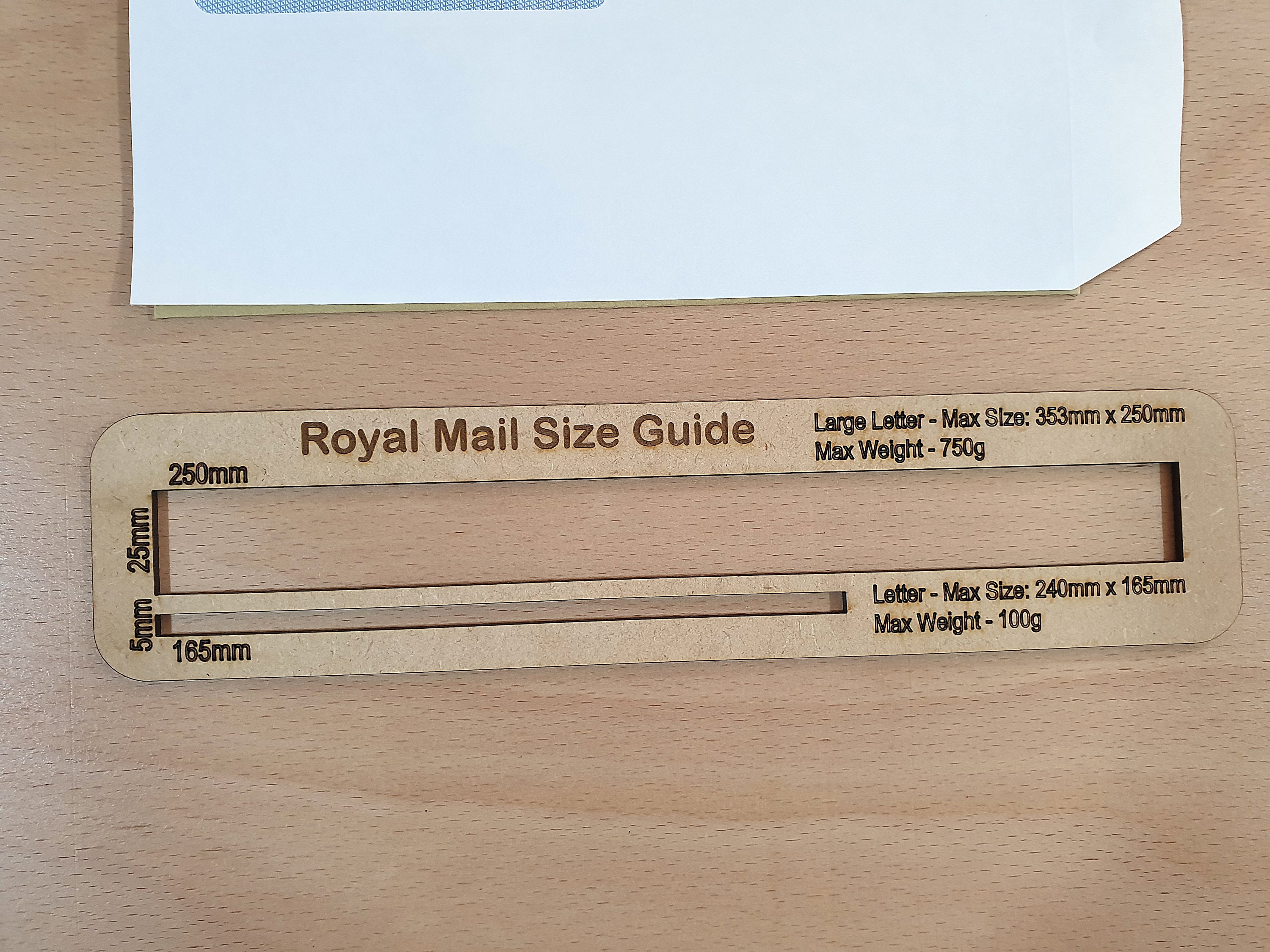 Royal Mail PPI Letter Guide Size Template Post Office Size - Etsy UK