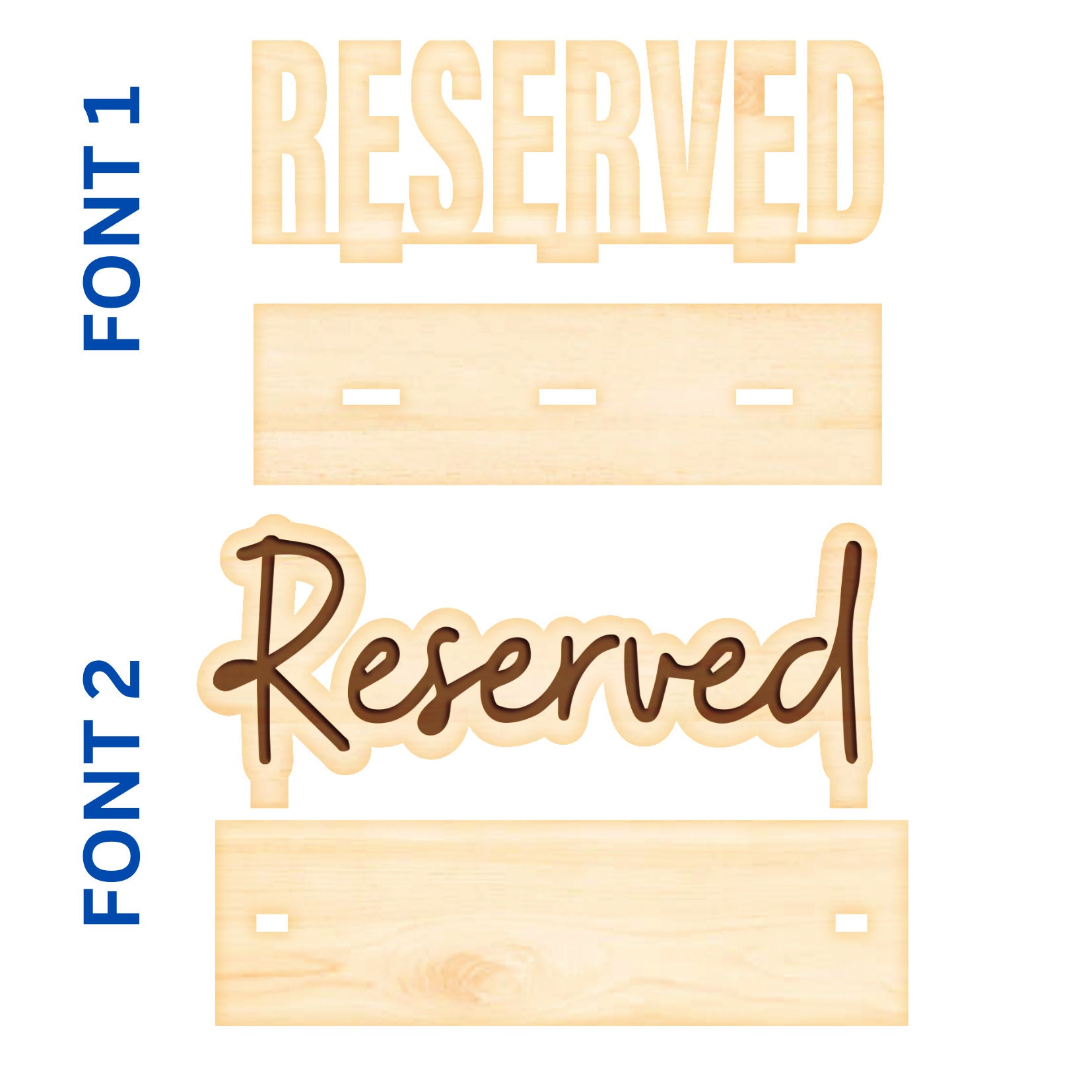 Reserved - Wooden Sign for Pubs, Restaurants, Coffee Shops, Bars ...