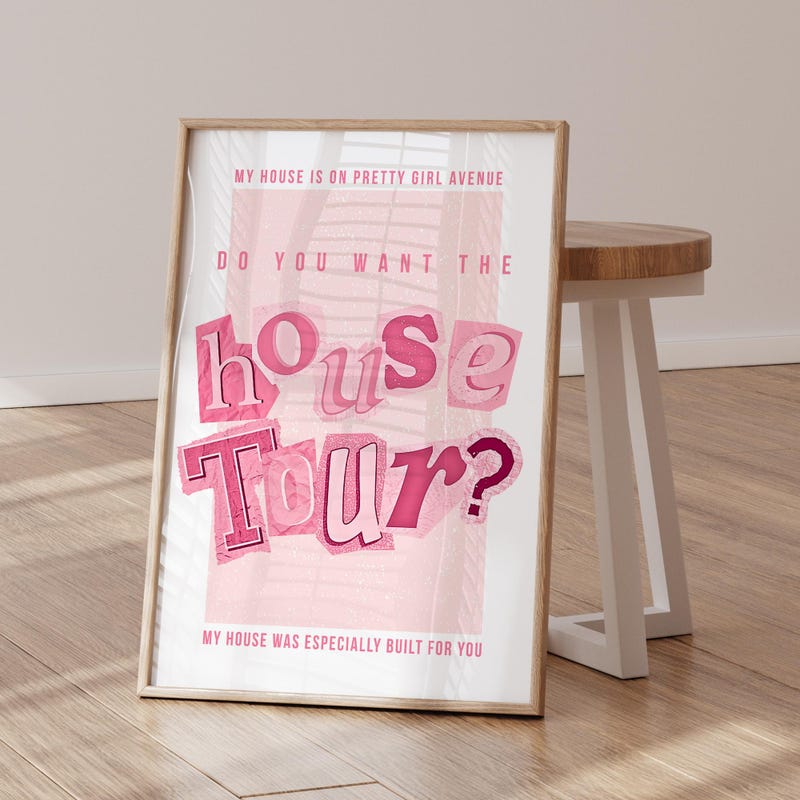 House Tour Posters - Etsy UK