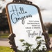 Hello Gorgeous Wedding Mirror Sticker - Personalised Names, Selfie ...