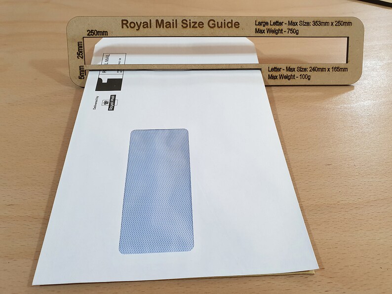 Royal Mail PPI Letter Guide Size Template Post Office Size | Etsy UK