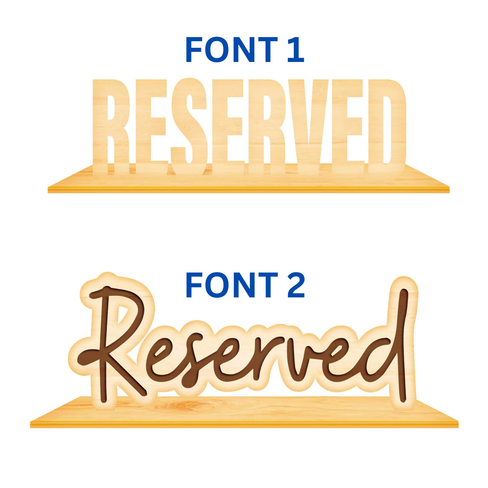 Reserved - Wooden Sign for Pubs, Restaurants, Coffee Shops, Bars ...