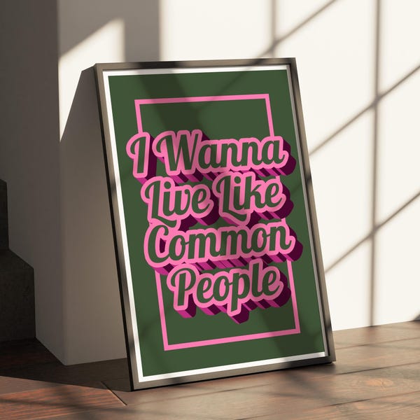 Common People - Etsy