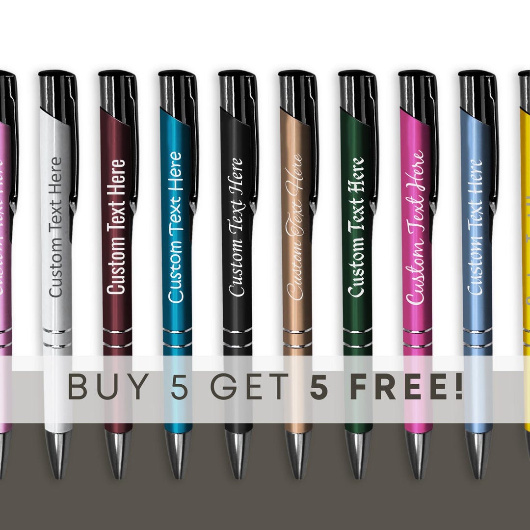 Personalised Engraved Metal Pen - High Quality - Custom Wording ...