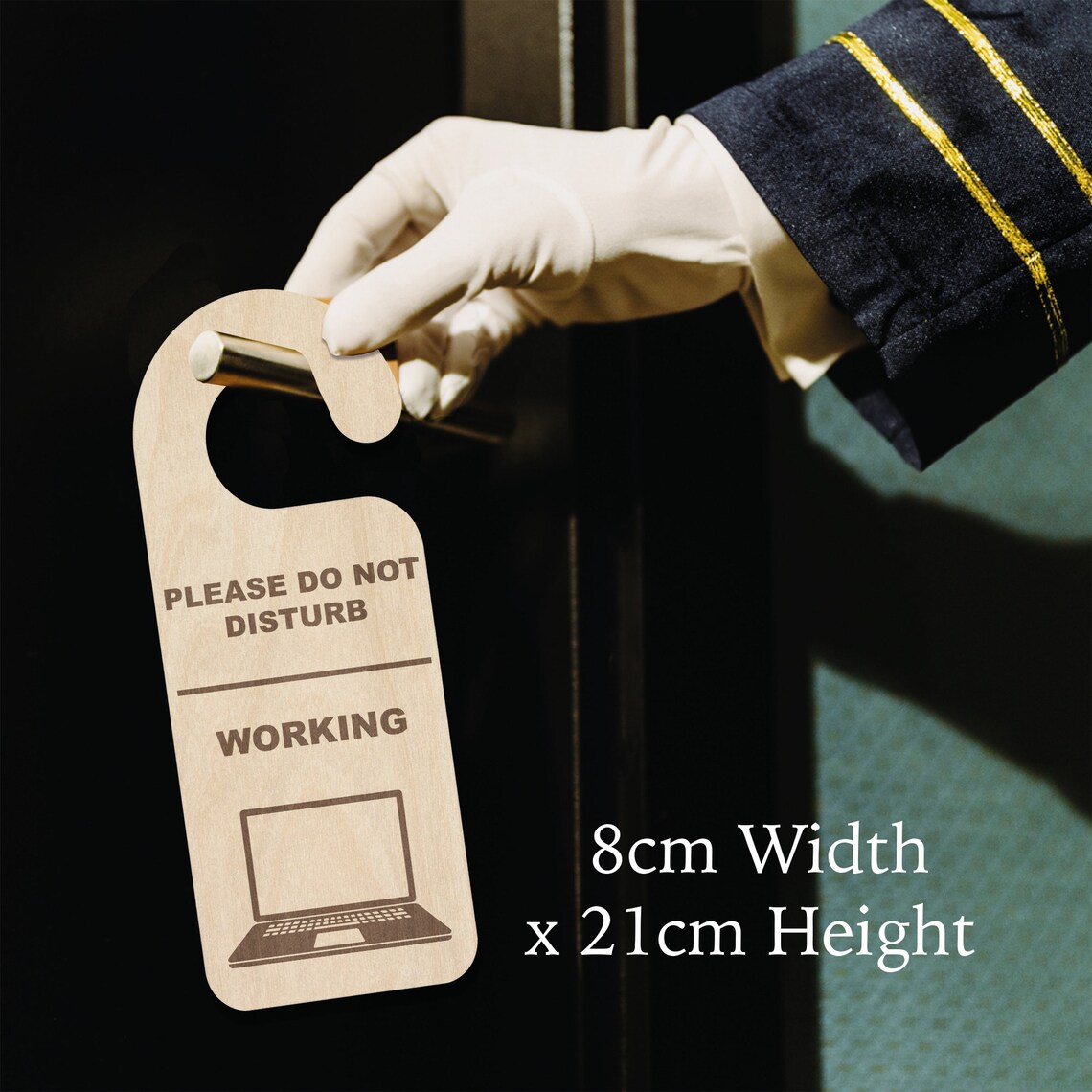Door Sign Hanger Do Not Disturb Working Recording Treatment Meeting ...