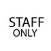 Staff Only Office Sticker Label Sign - Etsy UK