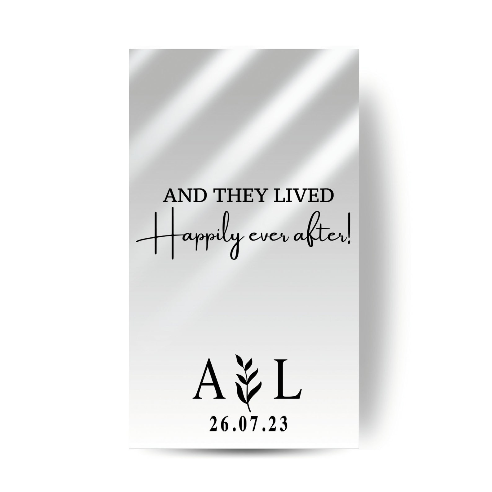 Wedding Photo Selfie Mirror Vinyl Decal Sticker for DIY Wedding ...