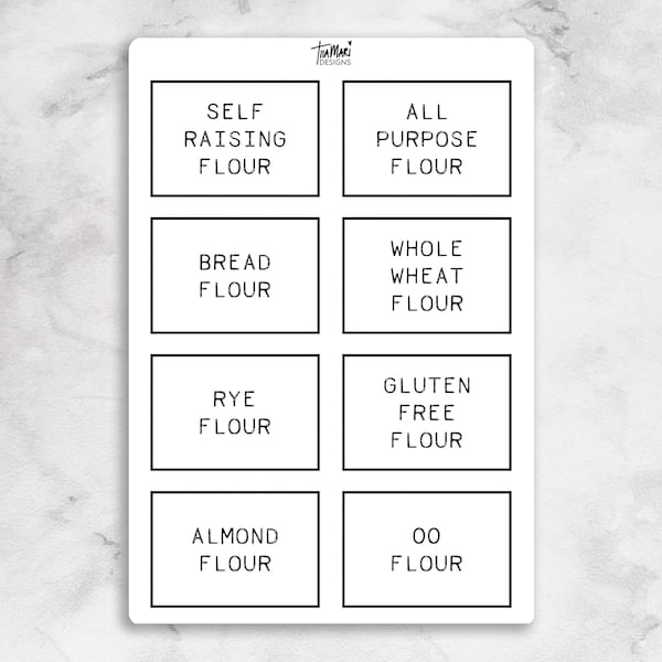 Minimalist Pantry Labels - Etsy