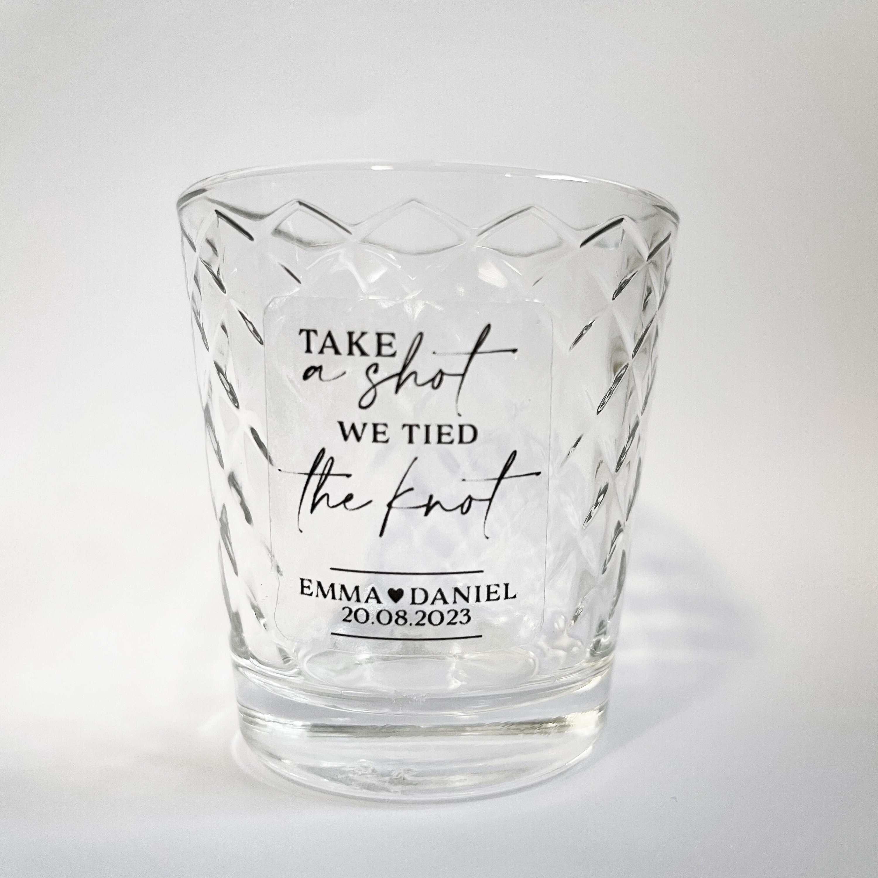 Take A Shot We Tied the Knot Stickers for Wedding Favours - Etsy Australia