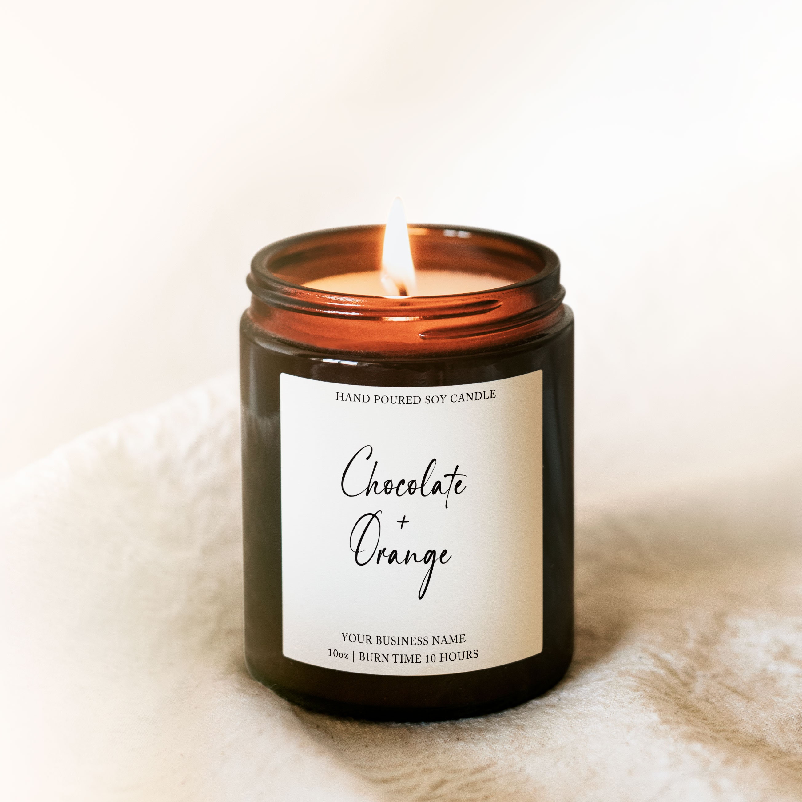 Personalised Candle Label Stickers Simple & Modern - Etsy