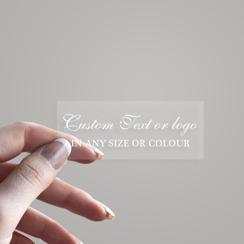 Custom Logo Sticker Sheet | Rectangle Product Labels | Small Business ...