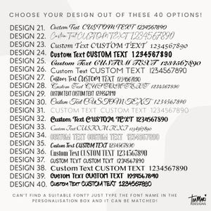 1" Long Custom Text Sticker Sheet Clear or White | 20-50 Stickers ...