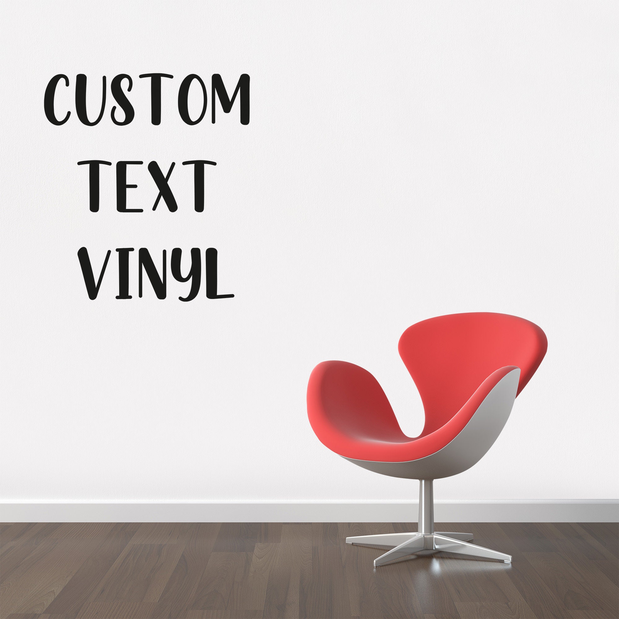 Custom Text Adhesive Vinyl Decal Personalisable Vinyls Small - Etsy
