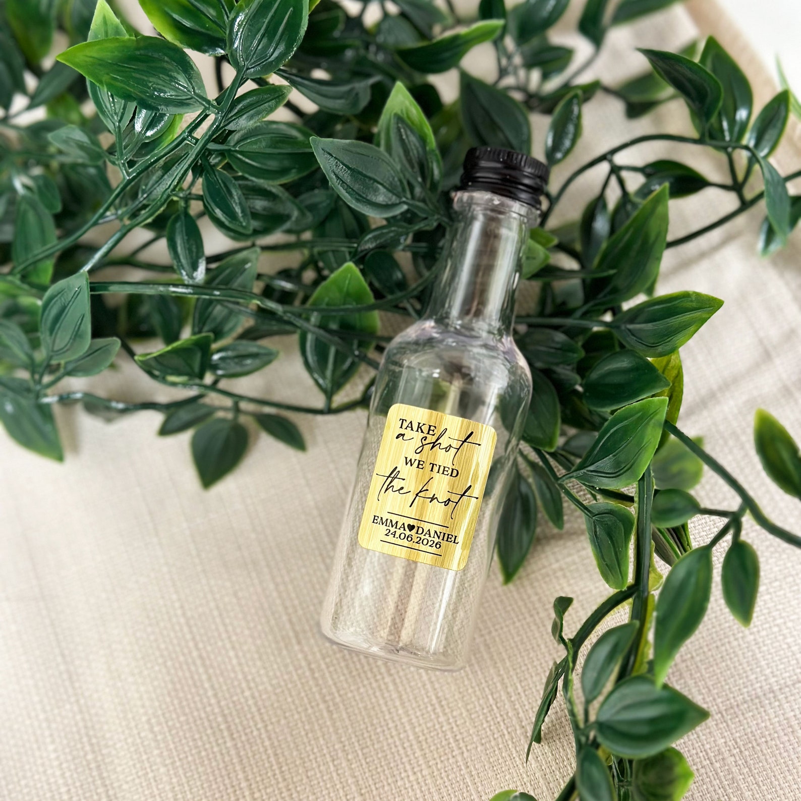 Take A Shot We Tied the Knot Stickers for Wedding Favours Wedding Favor ...