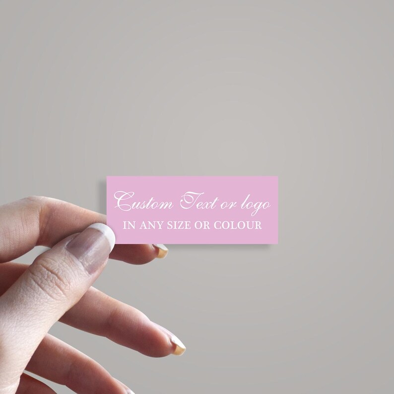 Custom Logo Sticker Sheet | Rectangle Product Labels | Small Business ...