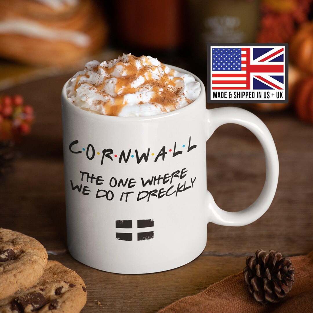 Cornwall Mug, the One Where We Do It Dreckly, Cornish Gift, Cornwall ...