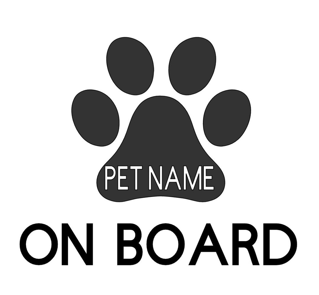 Custom Dog Car Decal, Custom Pet Car Decal, Custom Cat Car Decal ...