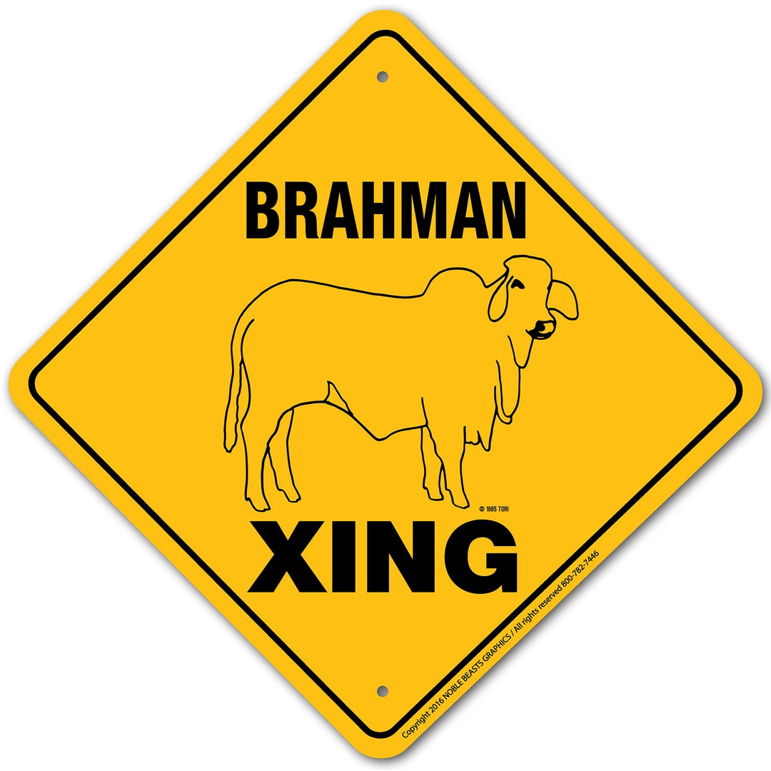 Brahman Xing Sign Aluminum 12 in X 12 in #20710 - Etsy