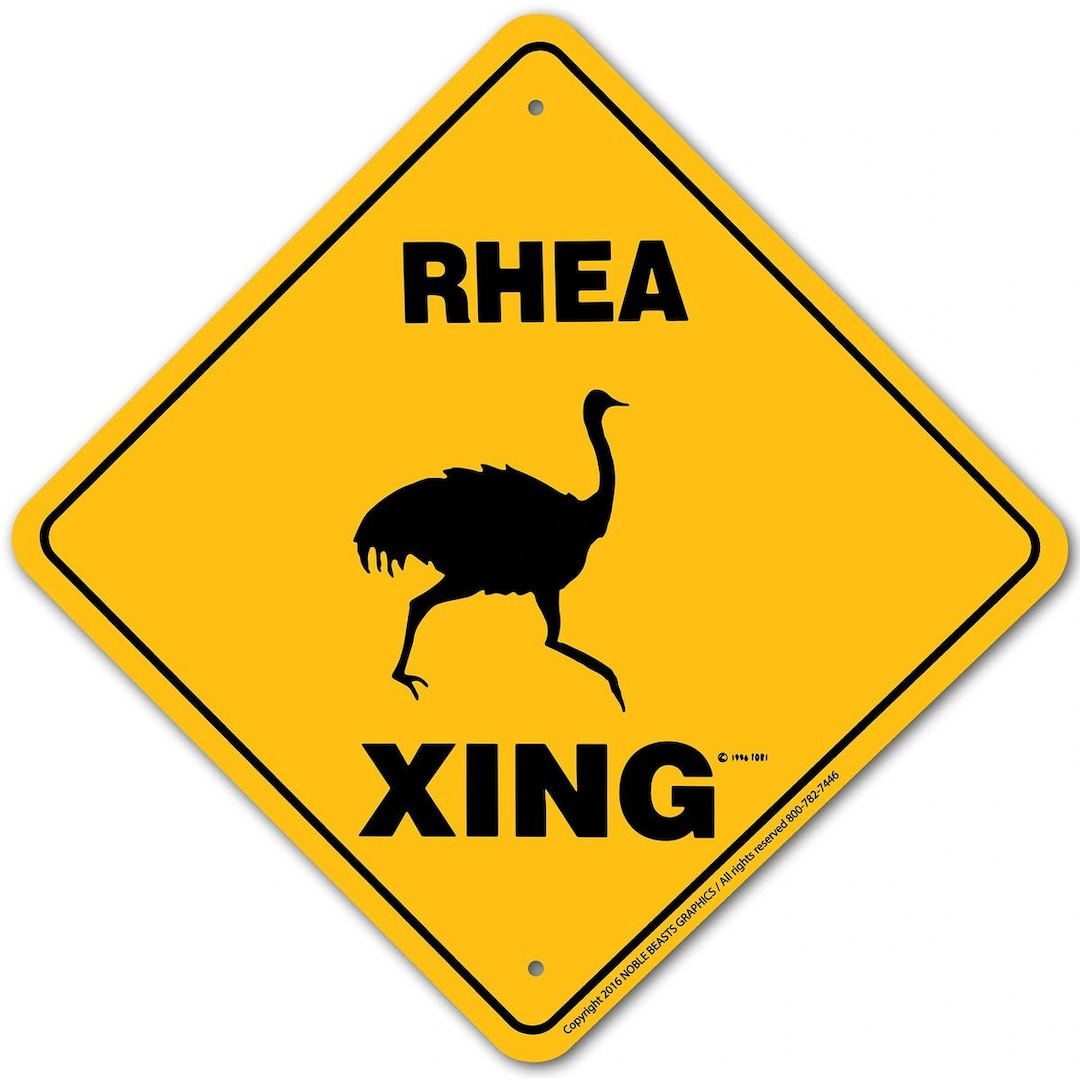 Rhea Xing Sign Aluminum 12 in X 12 in 20901 - Etsy.de