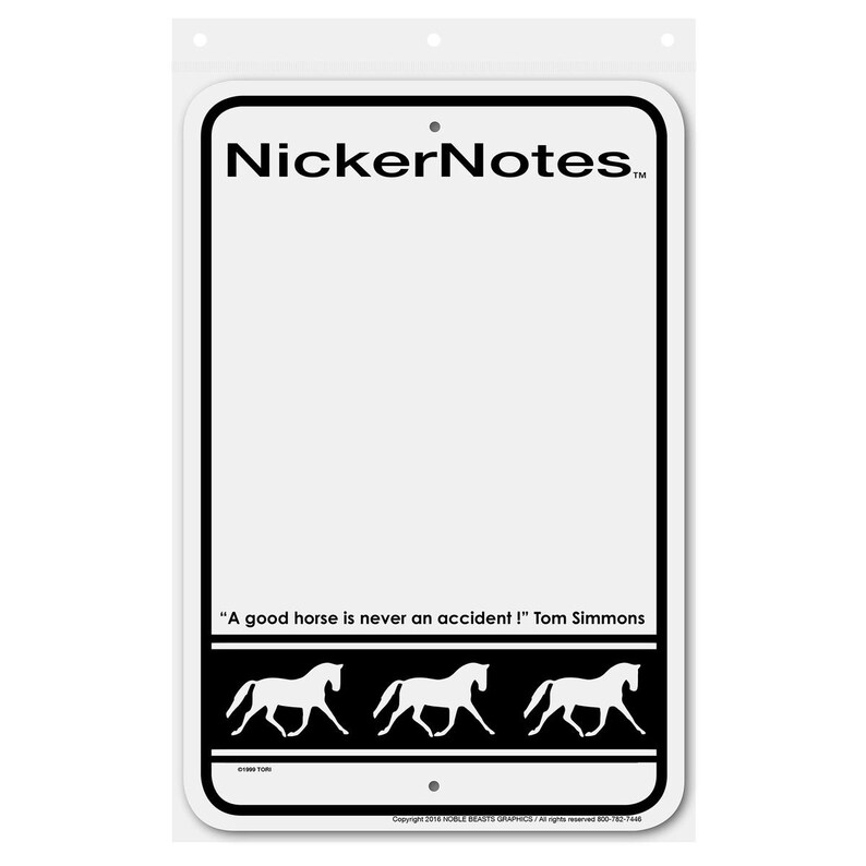 Nickernotes Sign Aluminum 18 in X 12 in 146774 - Etsy
