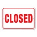CLOSED Sign Aluminum 12 in X 18 in 2020417 - Etsy
