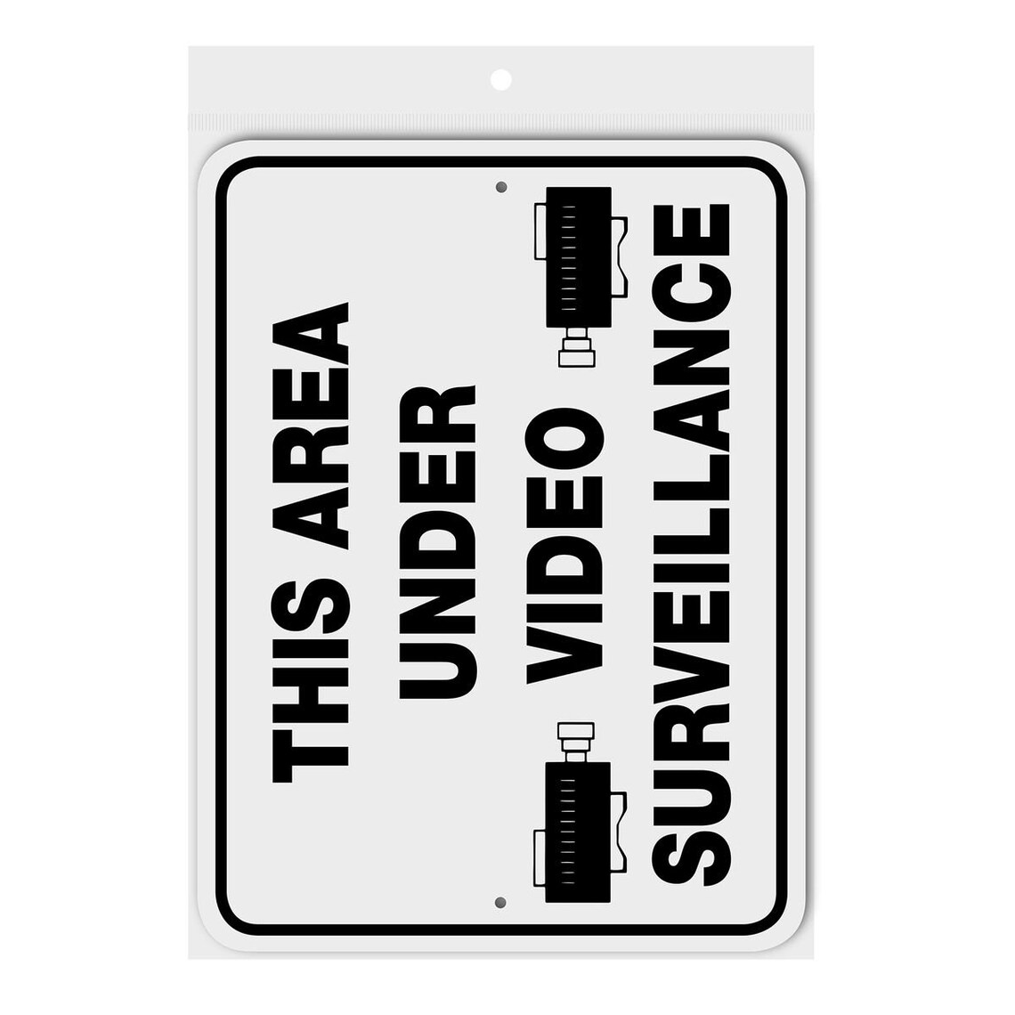 This Area Under Video Surveillance Aluminum Sign 12 in X 9 in - Etsy