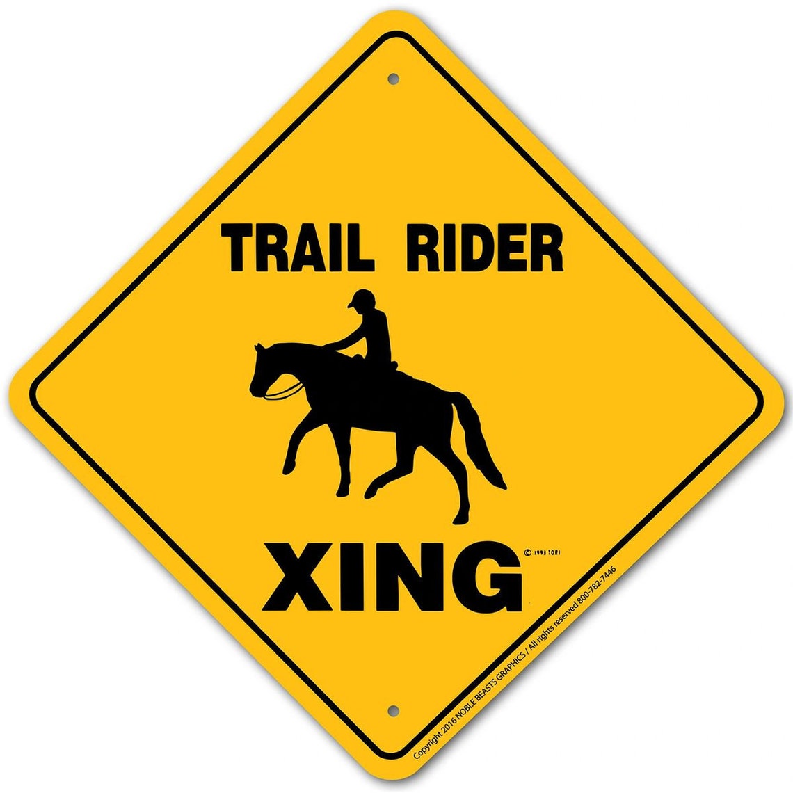 Trail Rider Xing Sign Aluminum 12 in X 12 in 20753 - Etsy