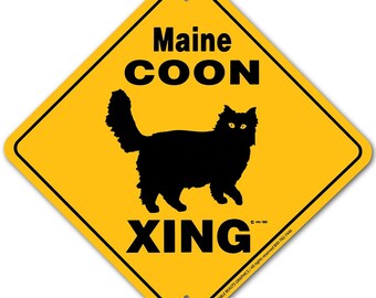 Maine Coon Sign - Etsy